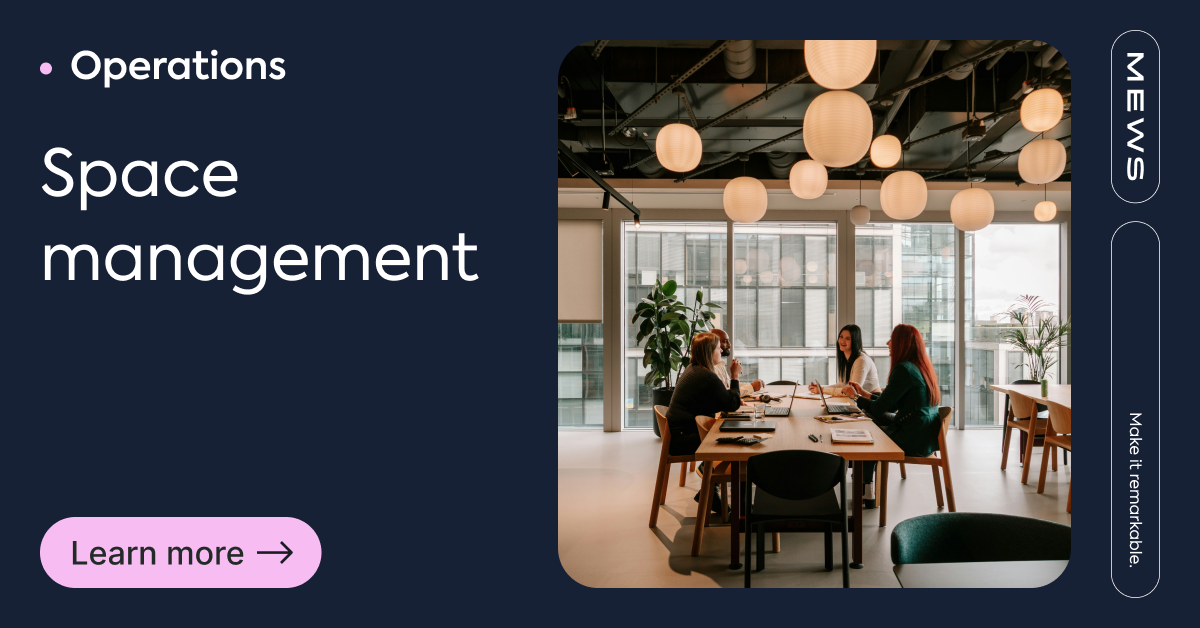 Space management software for hotels | Mews